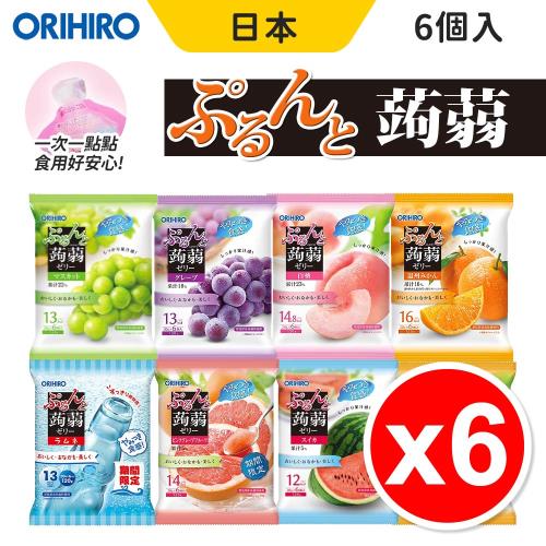 【ORIHIRO】日本 蒟蒻果凍 120g 【6袋組】(口味任選)|果凍|ETMall東森購物網