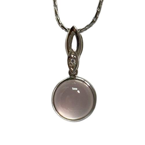 【喨喨飾品】頂級冰粉晶純銀墜 M359-1|粉晶|ETMall東森購物網