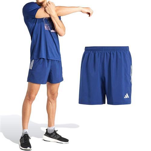 Adidas OTR B Short 男款 藍色 運動 慢跑 吸濕排汗 反光 短褲 IY0706|棉/運動長褲|ETMall東森購物網