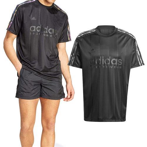 Adidas TIRO Tee 男款 黑色 運動 休閒 圓領 上衣 短袖 IP3786|短袖T恤|ETMall東森購物網