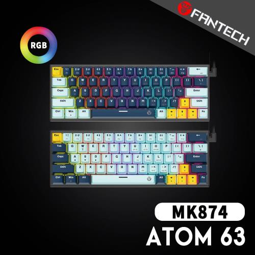 FANTECH ATOM63 60%可換軸體RGB機械式鍵盤(MK874)|其他品牌鍵盤|ETMall東森購物網