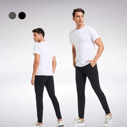 【A&R】冰絲3D剪裁輕薄透氣休閒褲 兩色任選(M-8XL 大尺碼 舒適 運動 高腰 彈力 修飾 鬆緊帶 繫繩)|長褲|ETMall東森購物網