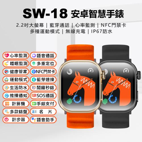SW-18 Android藍牙通話門禁感應智慧手錶|IS 愛思|ETMall東森購物網