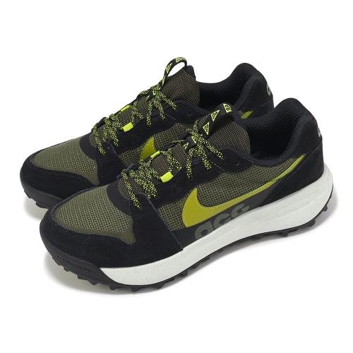 Nike 戶外鞋 ACG Lowcate 男鞋 女鞋 黑 卡其 綠 機能 郊山 休閒鞋 DM8019-300|男登山/越野鞋|ETMall東森購物網