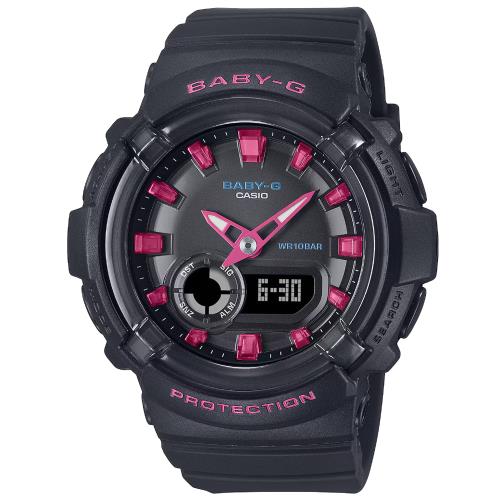 CASIO BABY-G 舞池霓虹燈 運動風 雙顯腕錶 BGA-280DN-1A|預購錶款|ETMall東森購物網