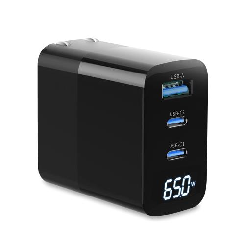 MYCELL 65W氮化鎵GDK55T 黑色+NEXSON 蘋果認證 Type-C to Lightning-玫瑰金色|GaN氮化鎵充電器|ETMall東森購物網