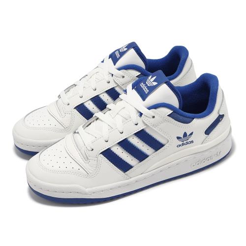 adidas 休閒鞋 Forum Low CL 男鞋 女鞋 米白 寶藍 復古 愛迪達 IH7829|休閒運動鞋|ETMall東森購物網