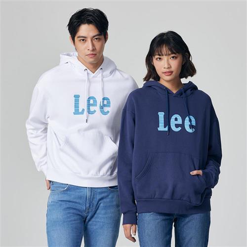 Lee 男女同款 寬鬆版 胸前線條LOGO 帽T | Modern & FITS’ EM ALL|T恤|ETMall東森購物網