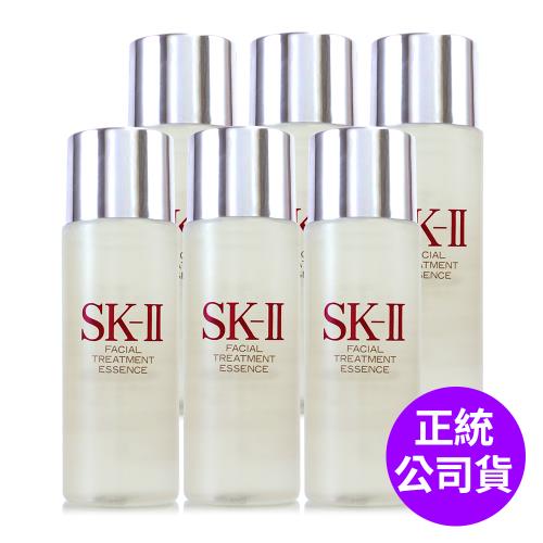 SK-II 青春露30ml*6 (180ml超越正貨容量組) 正統公司貨|SK-II|ETMall東森購物網