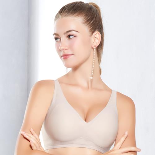 【emon依夢】 24H高通透呼吸 無鋼圈果凍無痕胸衣(裸色)|內衣|ETMall東森購物網