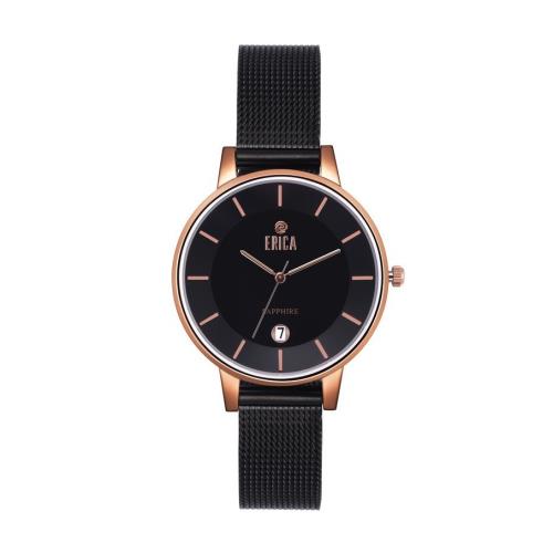 ERICA 米蘭不鏽鋼腕錶-玫瑰金x黑36mm(ER-18-BLG)|其他品牌|ETMall東森購物網