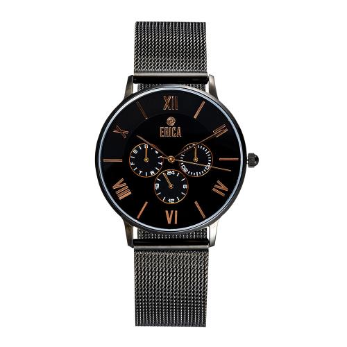 ERICA米蘭羅馬數字三眼不鏽鋼情人錶(ER-19-AB)|其他品牌|ETMall東森購物網