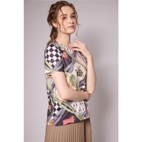 QWI義大利限量精品圖騰上衣2入|T恤|ETMall東森購物網