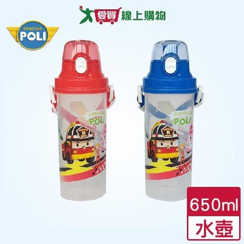 POLI波力 直立式水壺 650ml(紅/藍) 台灣製 可愛造型 按壓式 背帶 直飲 水壺 水瓶 水杯【愛買】|水壺/水瓶/馬克杯|ETMall東森購物網