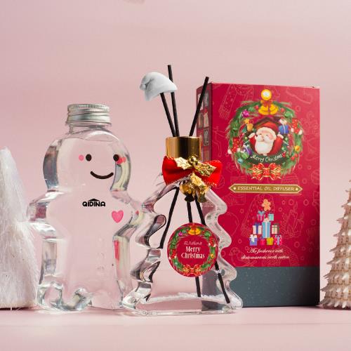 QIDINA 冬季限定聖誕樹擴香瓶+補充瓶500ML / 精油 擴香 香氛 香水 珪藻土 擴香瓶 芳香 薰衣草|其他品牌|ETMall東森購物網