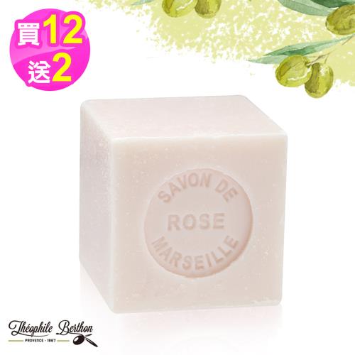 法國戴奧飛波登方塊馬賽皂(玫瑰)100g x12顆贈2顆(共14顆)|其他品牌|ETMall東森購物網