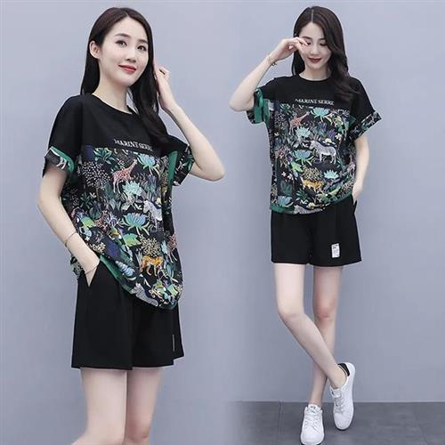 【韓國K.W.】現貨時尚涼感拼色睡衣居家服(休閒套裝瑜珈健身慢跑)|短袖兩件睡衣褲|ETMall東森購物網