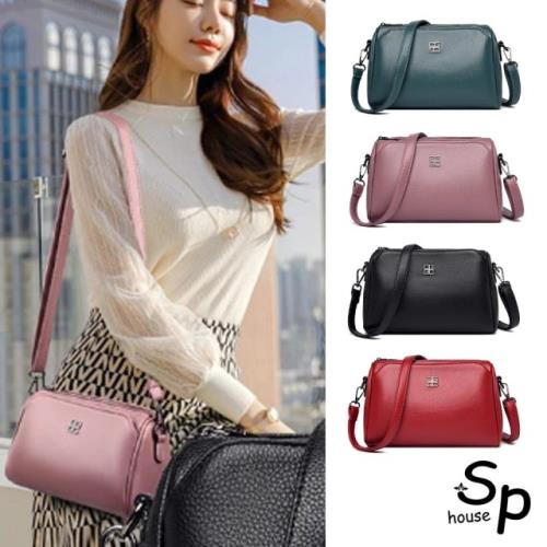 Sp house 知性美女拉鍊側肩斜背女用包(4色可選)|側背包|ETMall東森購物網