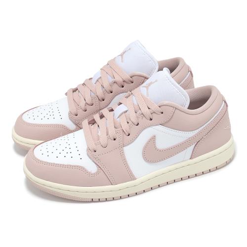 Nike 休閒鞋 Wmns Air Jordan 1 Low 女鞋 粉紅 白 草莓牛奶 AJ1 一代 低筒 DC0774-162|休閒運動鞋 ...
