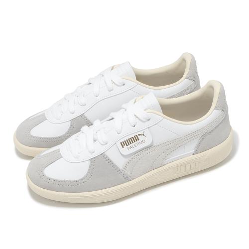 Puma 休閒鞋 Palermo Lth 男鞋 女鞋 白 灰 復古 低筒 皮革 麂皮 德訓鞋 39646402|休閒運動鞋|ETMall東森購物網