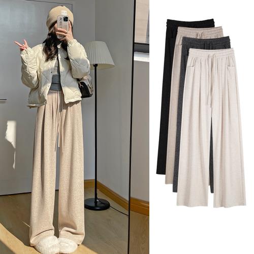 CS22 柔軟系垂墜顯瘦寬鬆直筒寬褲|長褲|ETMall東森購物網