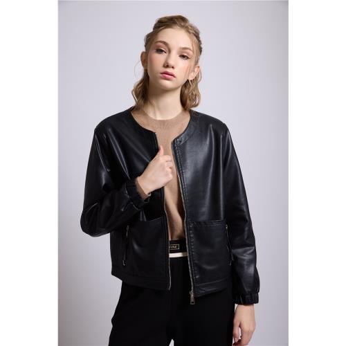 QWI精品韓系羊皮手感外套1入|皮衣/皮草|ETMall東森購物網