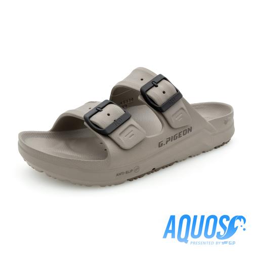G.P AQUOS綠藻水行鞋A5330-灰褐色(SIZE:39-44/45) GP|男運動拖鞋|ETMall東森購物網