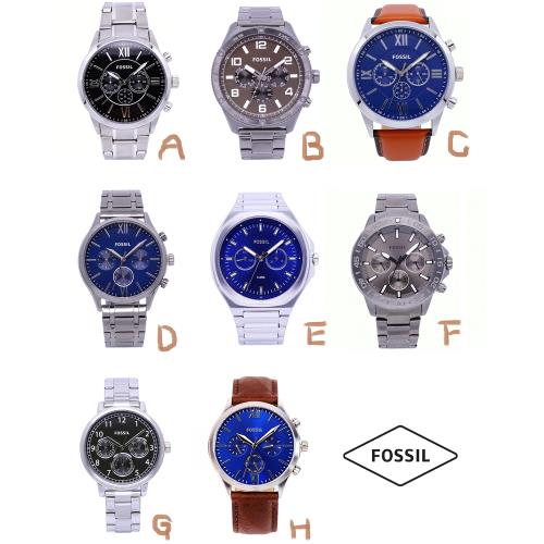 【FOSSIL】運動時尚腕錶/BQ1125IE/BQ2533/BQ2125IE/BQ2401/BQ2610/BQ2491/BQ2629 ...