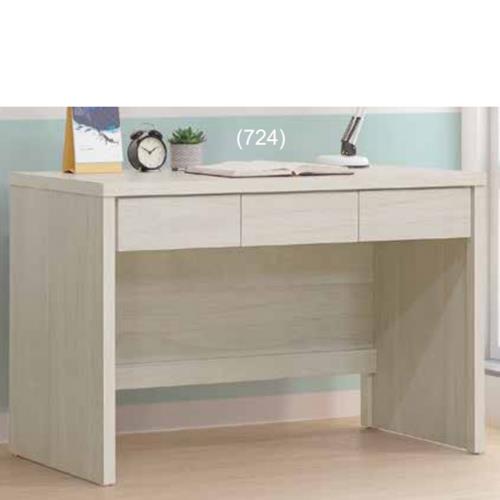 AS雅司-尼可淺白色4尺三抽書桌-120*56*79cm|書桌|ETMall東森購物網