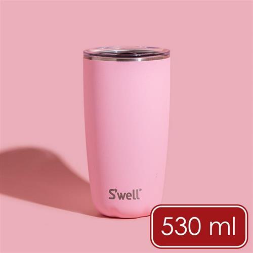 《Swell》Tumbler不鏽鋼滑蓋保溫杯(櫻花粉530ml) | 保溫杯 保冷保冰杯 推蓋直飲杯 環保杯 便攜杯 咖啡杯 隨行杯|500～590ml|ETMall東森購物網