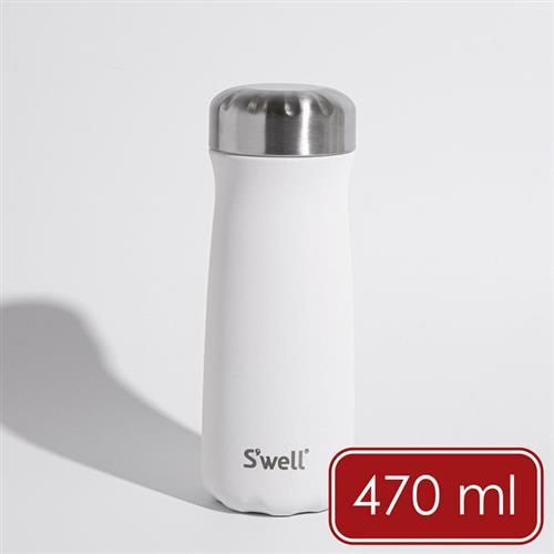《Swell》Traveler不鏽鋼保溫瓶(雲朵白470ml) | 保溫杯 保冷保冰杯 水壺 環保杯 便攜杯 咖啡杯 隨行杯|400～490ml|ETMall東森購物網