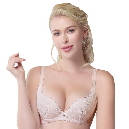 【Swear 思薇爾】撩波香雪蘭系列A-C罩涼感蕾絲集中包覆女內衣(粉杏膚)|思薇爾|ETMall東森購物網