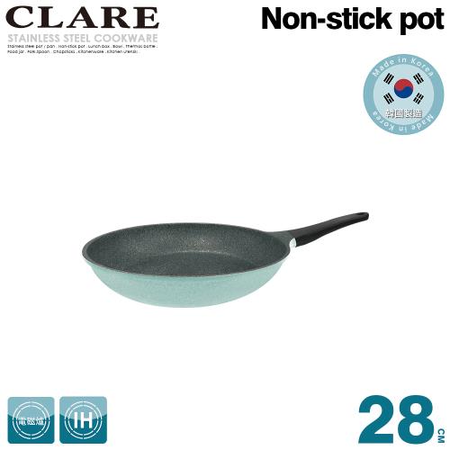 【CLARE可蕾爾】韓國鑄造不沾平底鍋28cm無蓋|不沾鍋|ETMall東森購物網