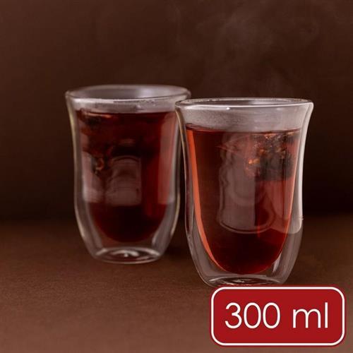 《La Cafetiere》雙層玻璃杯2入(300ml) | 水杯 茶杯 咖啡杯 優格杯 義式咖啡杯 雙層隔熱杯|水杯/玻璃杯|ETMall東森購物網