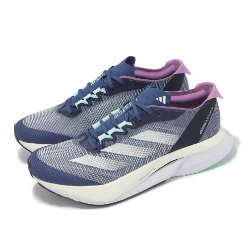 adidas 慢跑鞋 Adizero Boston 12 女鞋 藍紫 輕量 緩衝 長距離 碳纖維 運動鞋 愛迪達 IF9219|慢跑鞋 ...