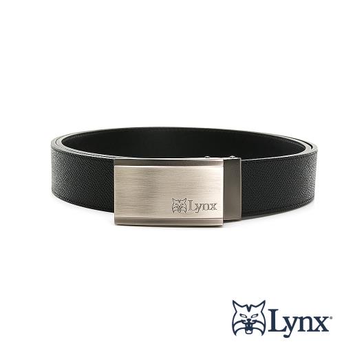 Lynx - 美國山貓超質感牛皮壓紋腰帶經典款/針扣紳士皮帶|男性正式皮帶|ETMall東森購物網