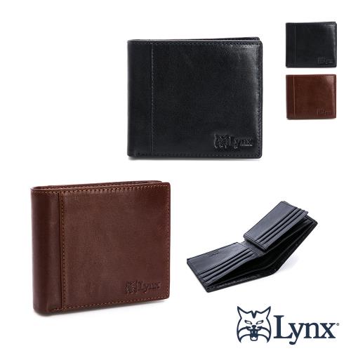 Lynx - 美國山貓進口牛皮左右翻9卡短皮夾-共2色|短夾|ETMall東森購物網