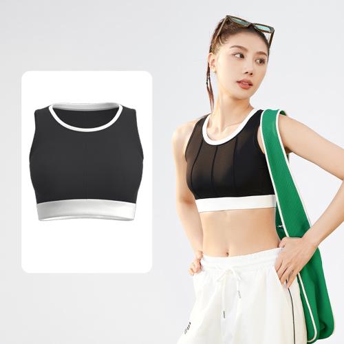 【ALLK 歐楷】促銷 胸墊配色韻律瑜珈服上衣 4色(尺寸L-2XL/中大尺碼/運動/健身)|造型上衣|ETMall東森購物網