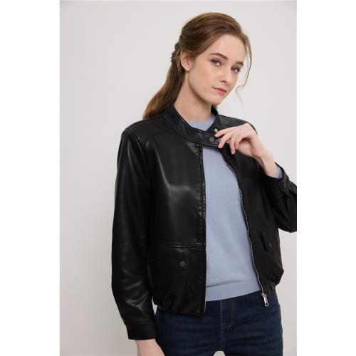 QWI春季時尚皮質空氣感外套-獨|外套/大衣|ETMall東森購物網