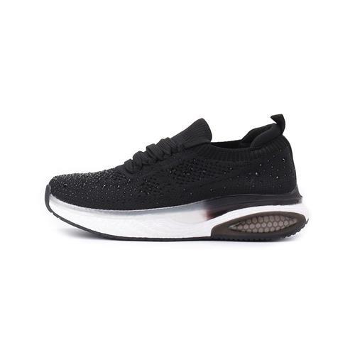 LUZZI 滿鑽休閒鞋 黑 女鞋 鞋全家福|休閒鞋|ETMall東森購物網