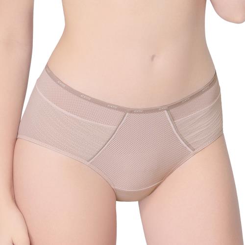 【Swear 思薇爾】K.K.Fit系列M-3XL涼感舒適透氣中腰三角女內褲(雅荷膚)|思薇爾|ETMall東森購物網