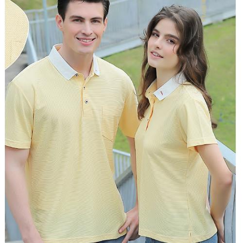 【Per GIBO】蜂巢素面女版短POLO衫(PK253077)芒果黃|POLO衫|ETMall東森購物網