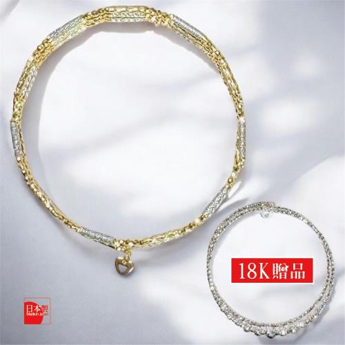 【金玉臻品】日製18K金星鑽百變項鍊|手鐲|ETMall東森購物網