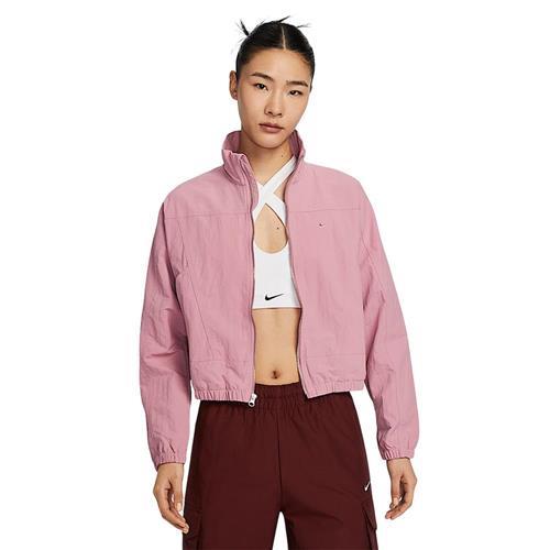 Nike 立領風衣外套 女裝 防曬 抗UV 粉【運動世界】HJ1000-699|外套|ETMall東森購物網