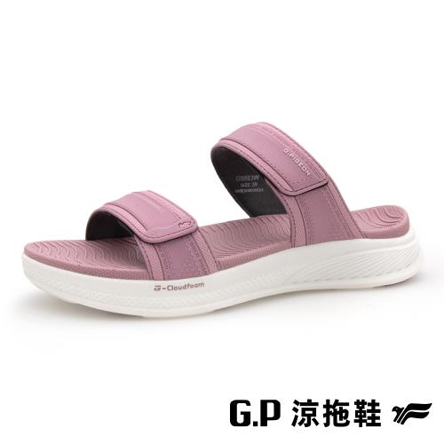 G.P 雲端鞋-女款輕量緩震雙帶拖鞋G5683W-粉色(SIZE:36-39 共二色) GP|女運動拖鞋|ETMall東森購物網