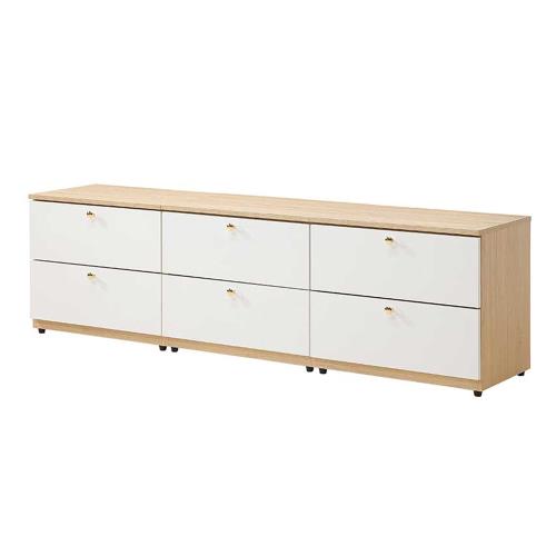 Boden-薇洛6尺多功能組合式六抽電視櫃/長櫃/視聽櫃|電視櫃|ETMall東森購物網