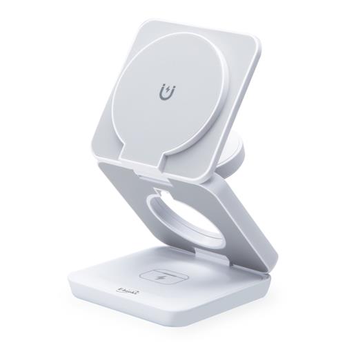 E-books B98 22W三合一支架摺疊磁吸快充無線充電器|無線充電盤|ETMall東森購物網