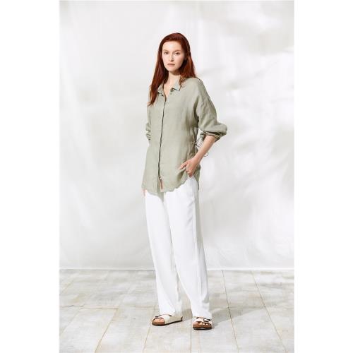 ST.MALO W.沐野森泉100％亞麻女上衣-獨|上衣|ETMall東森購物網