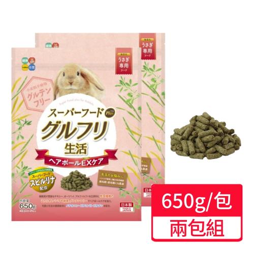 【HIPET】全齡兔用毛球管理牧草主食 - 不含麩質 650g/包;兩包組|兔飼料|ETMall東森購物網