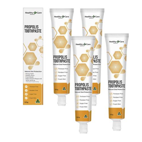 澳洲 Healthy care 蜂膠牙膏(4入組 120g/條)|蜂膠牙膏|ETMall東森購物網